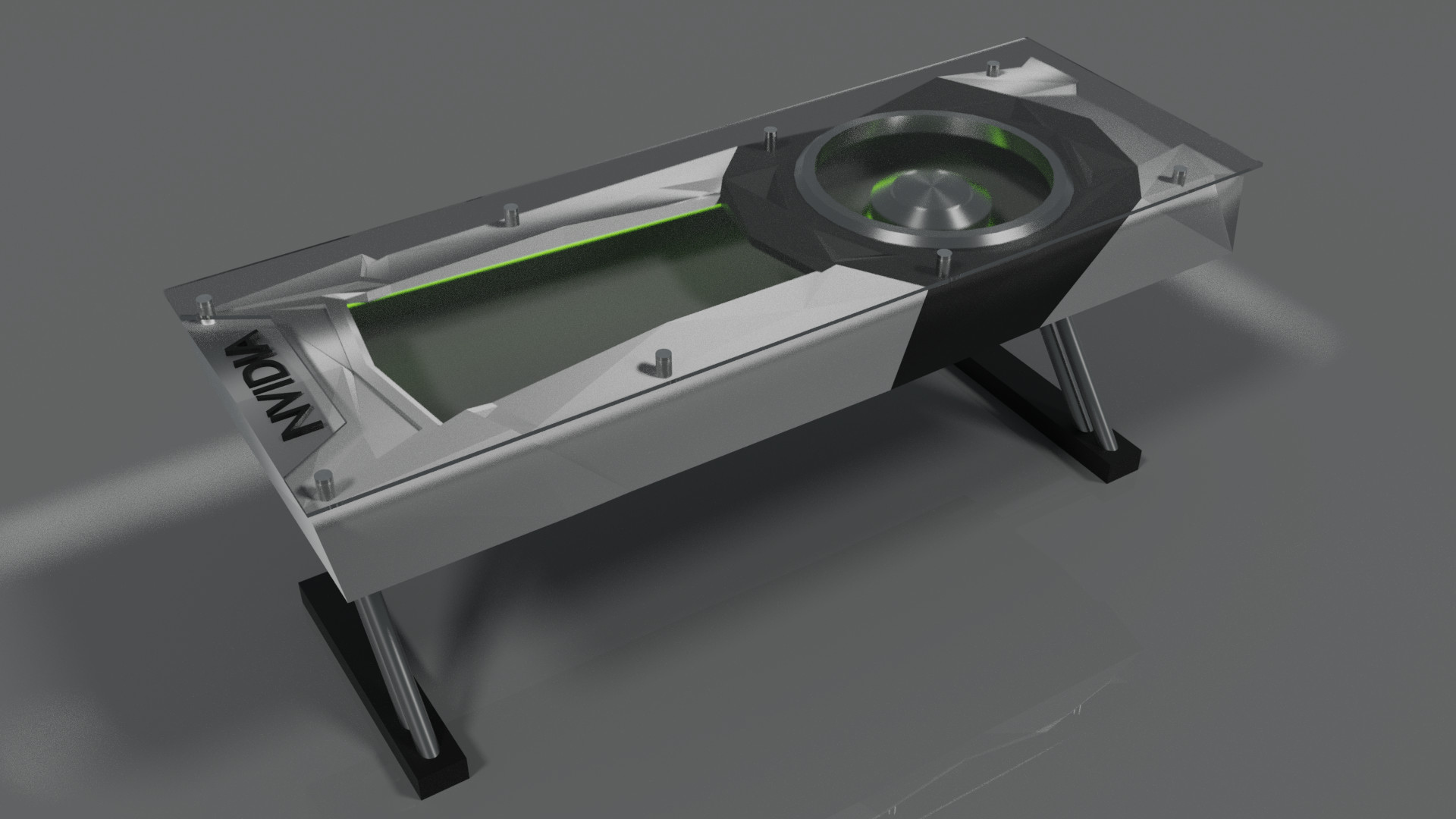 ArtStation - Nvidia Graphics Card Desk