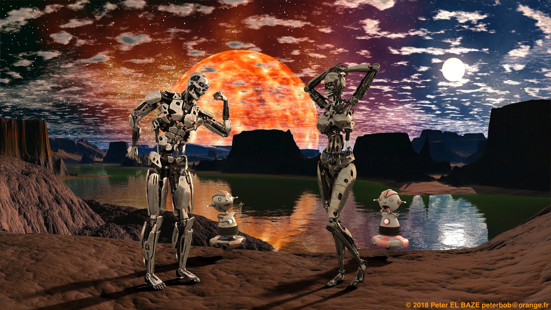 ArtStation - Cyborg in love