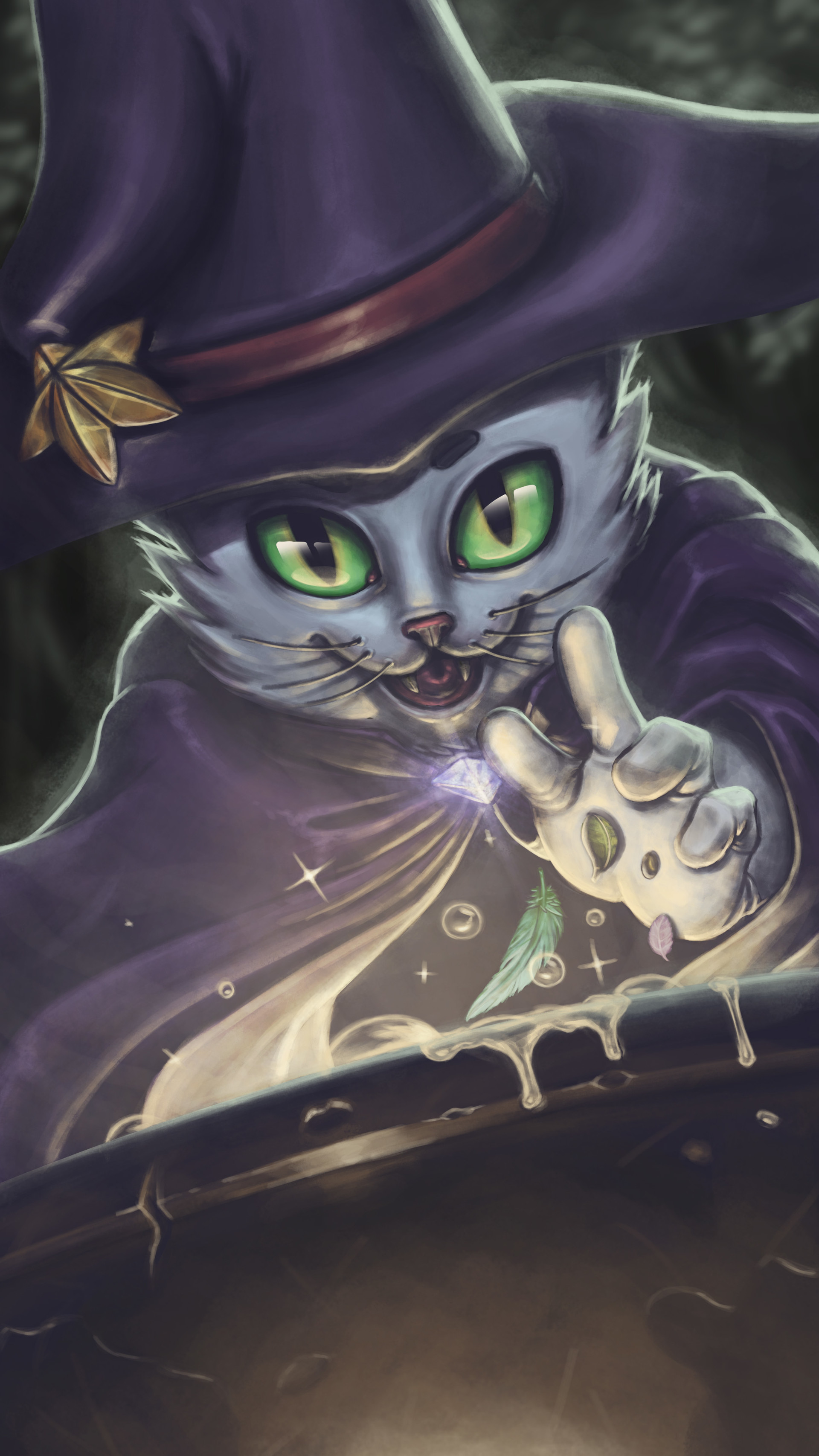 ArtStation - Cat Wizard