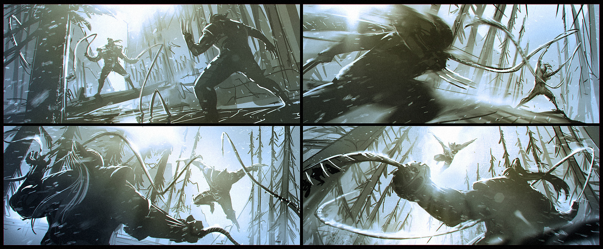 Javier Lazo - Wolverine vs Omega Red