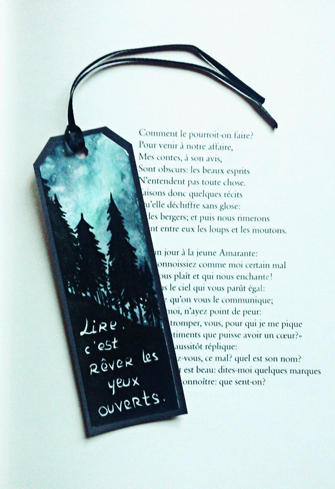 ArtStation - Watercolor practice - Handmade bookmarks x2