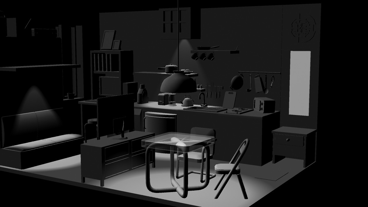 ArtStation - maya interior assignment