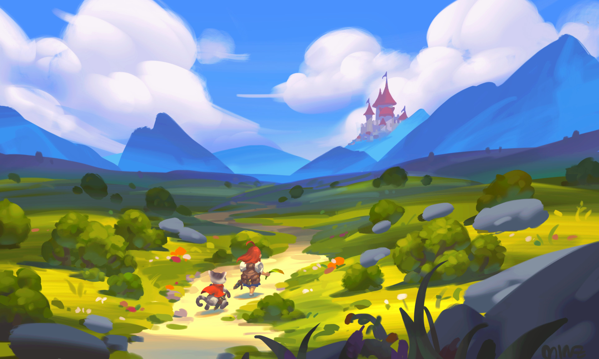 ArtStation - Personal Work- Journey to Nyan-Nyan Kingdom
