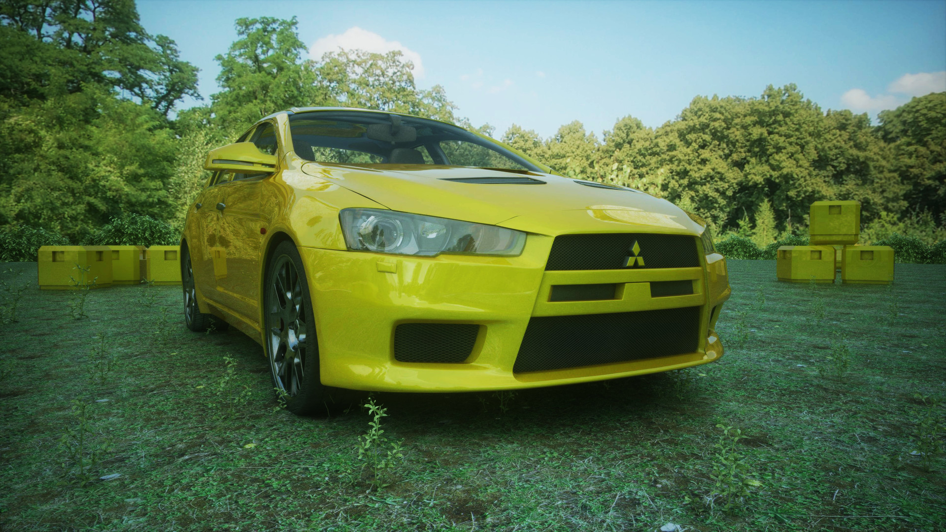 ArtStation - Mitsubishi_Evo