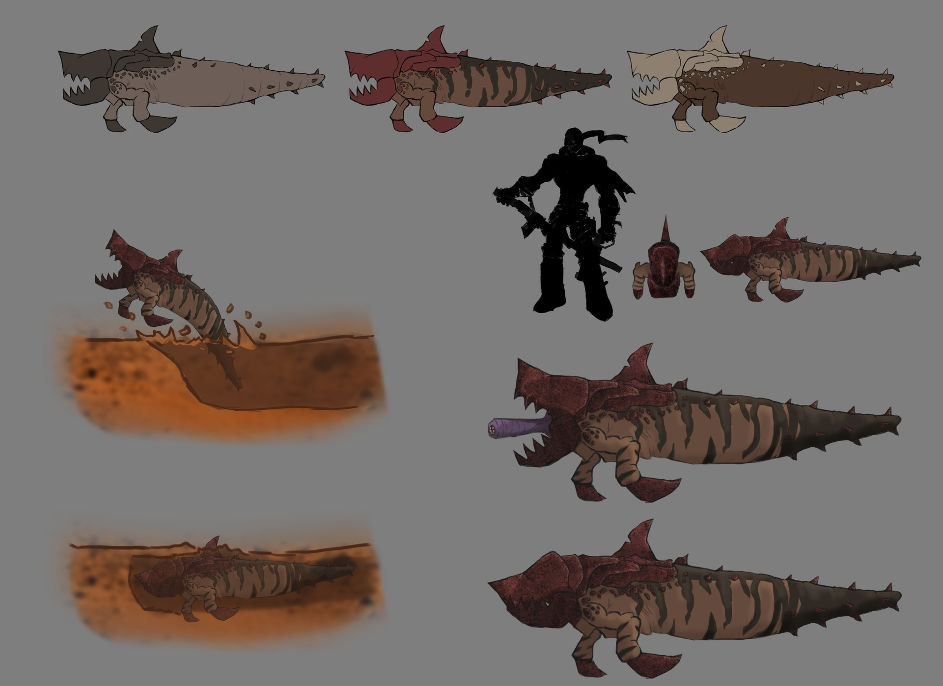 ArtStation - Wildlife Concept Art , Earthworm