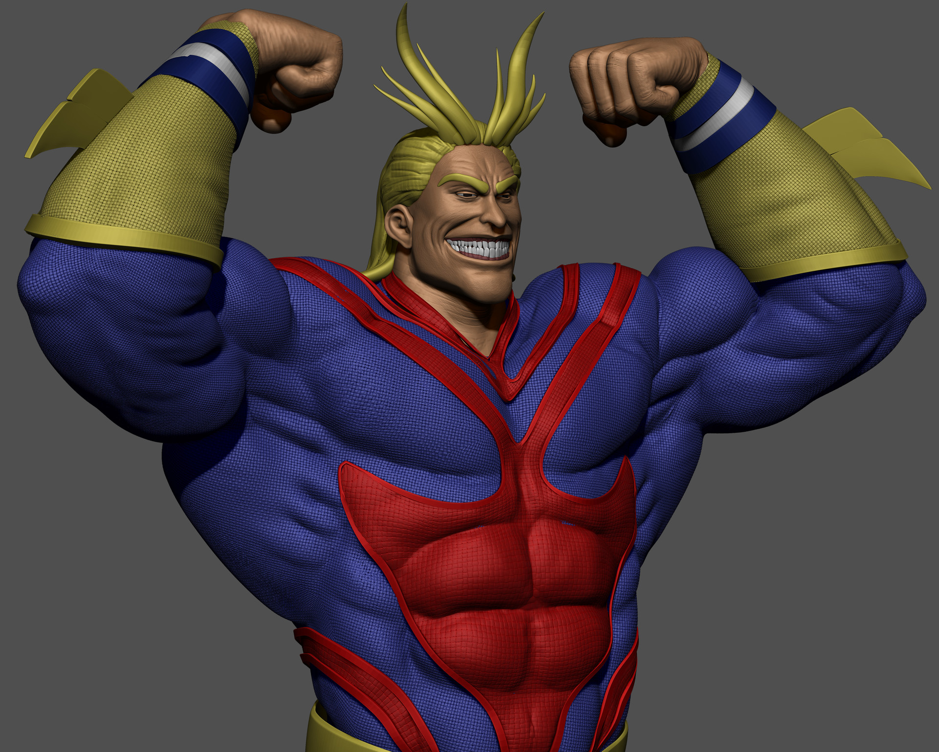 ArtStation - all-might_xionart