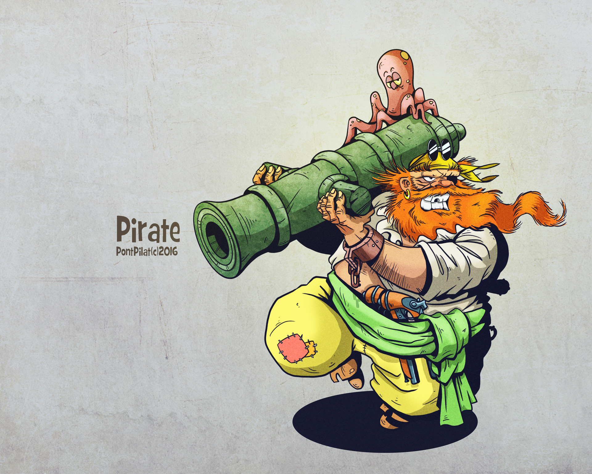 ArtStation - Pirate red