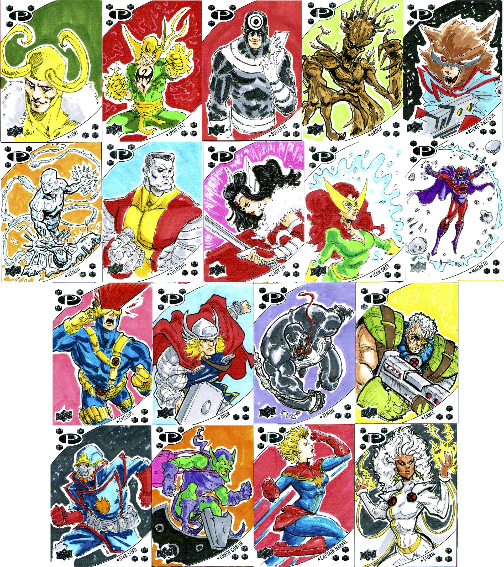 ArtStation - Marvel Premiere 2017 Sketch Card