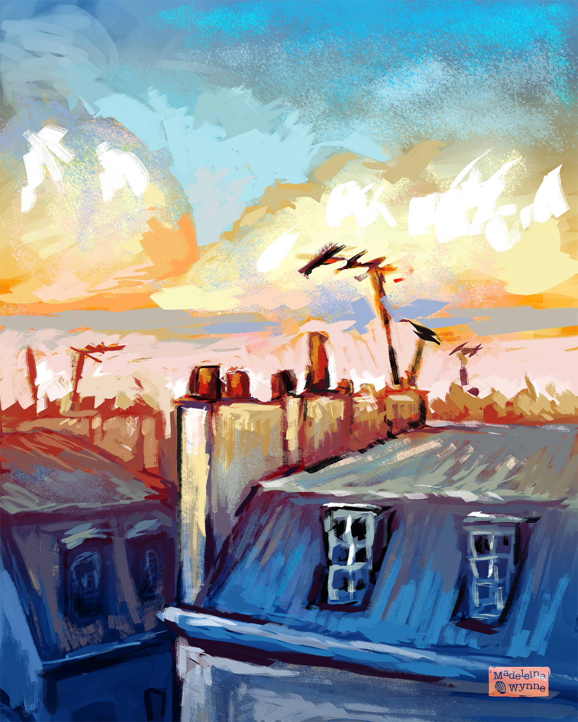 ArtStation - Paris Rooftops