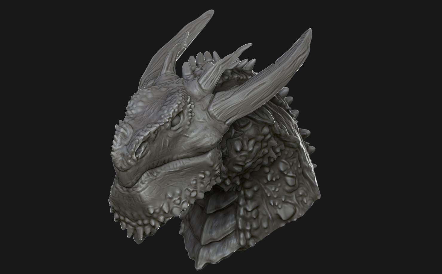 ArtStation - Dragon Head