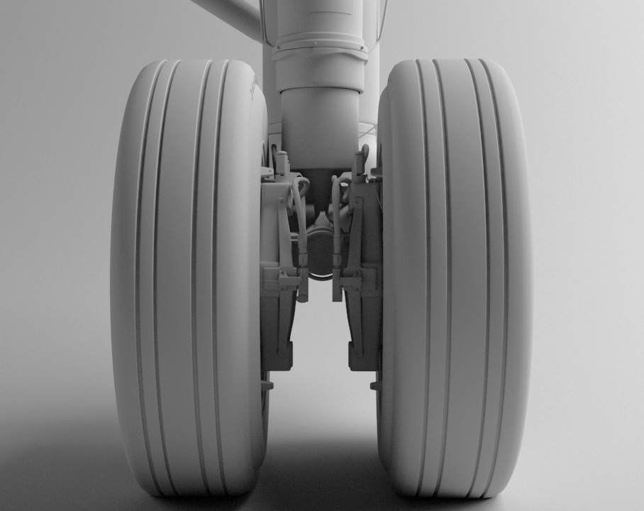ArtStation - Plane wheel