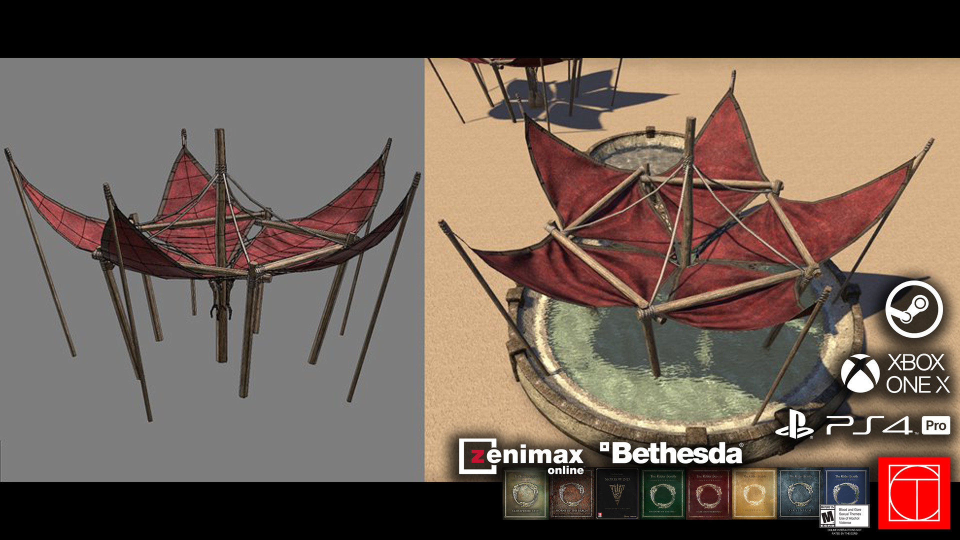 AAA Studios - The Elder Scrolls Online Red Guard rain catcher