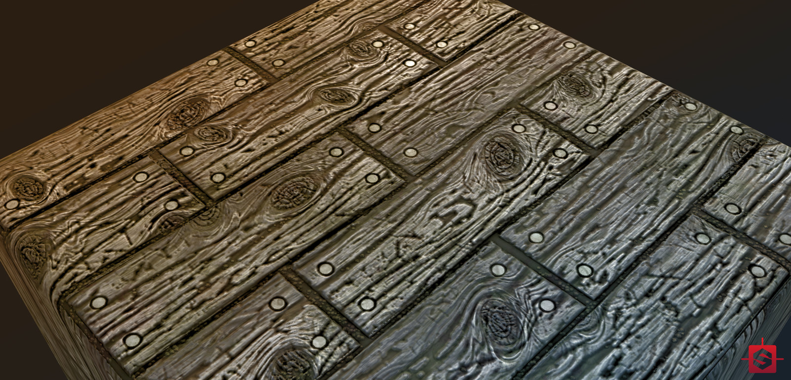 Mélanie Roux - Old wood floor Procedural texture