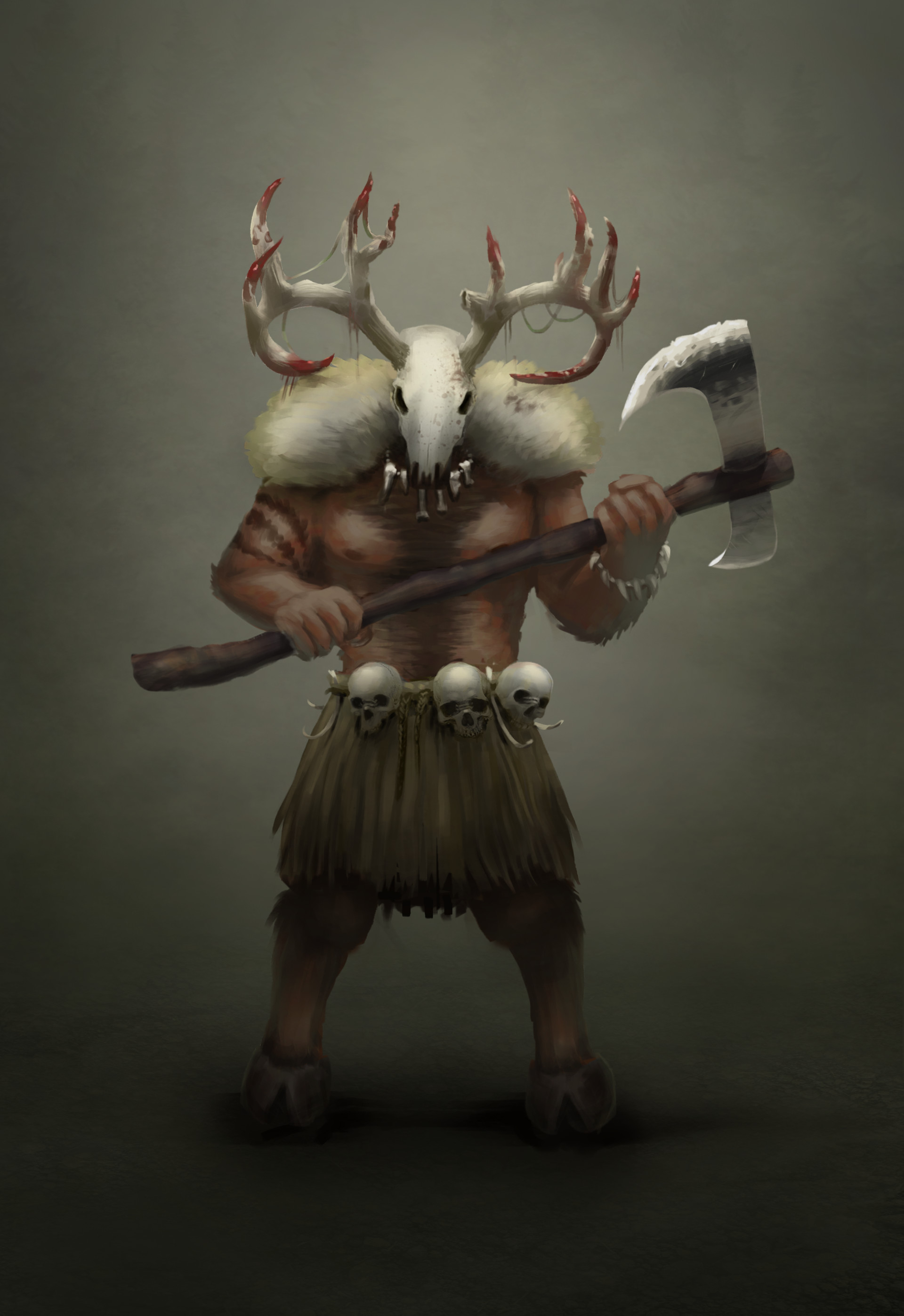 Isaac Bugram - Deer Demon/Monster concept