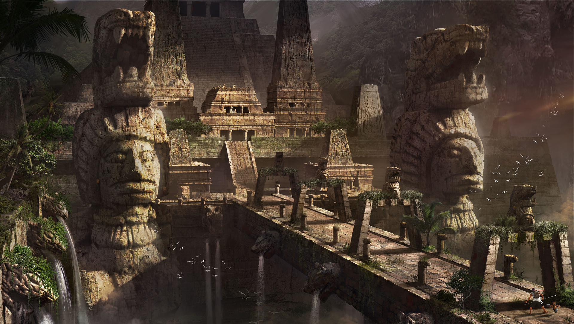 ArtStation Masterclass work additional shots: Temple Entrance Wide by ...