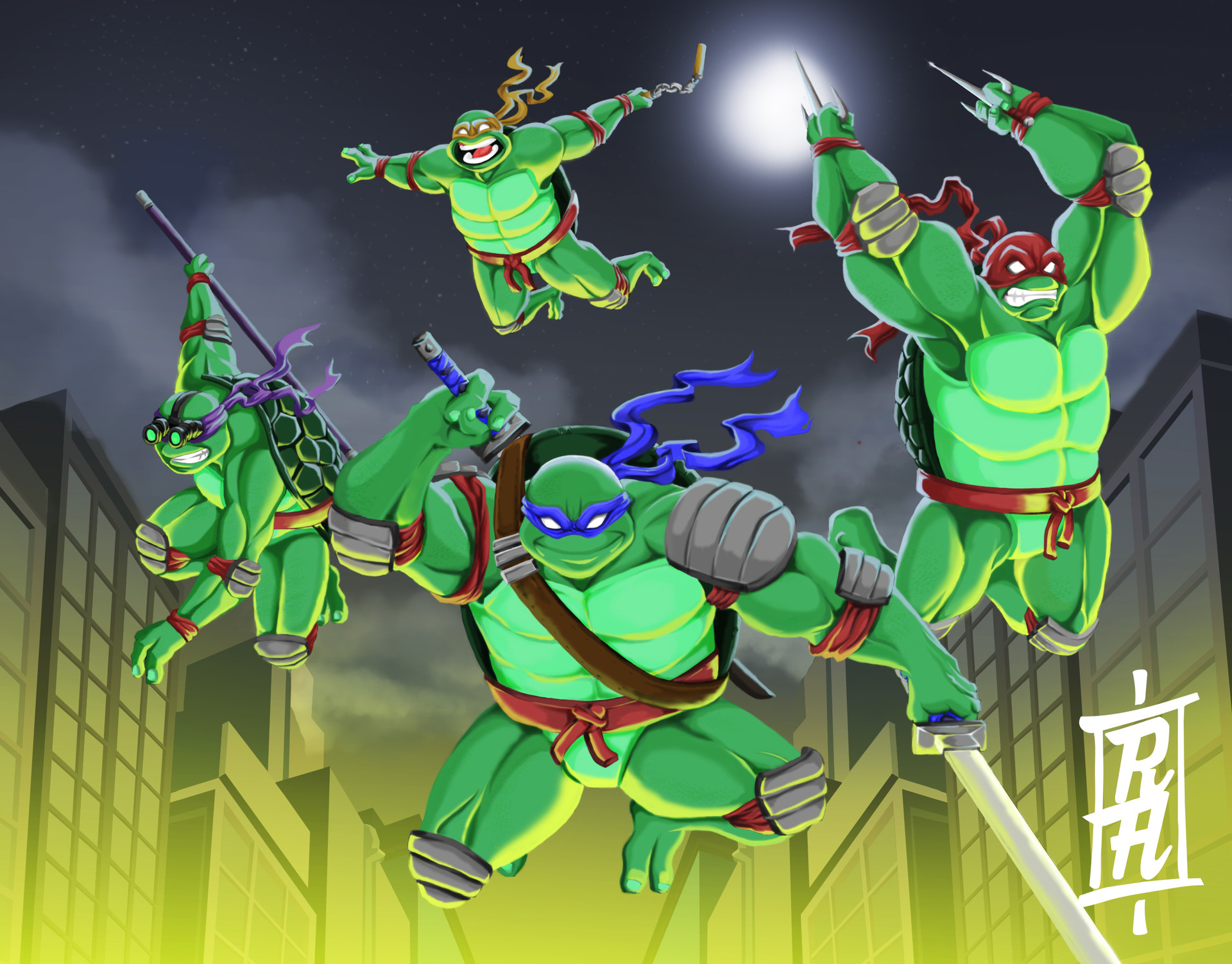 ArtStation - TURTLE POWER!!