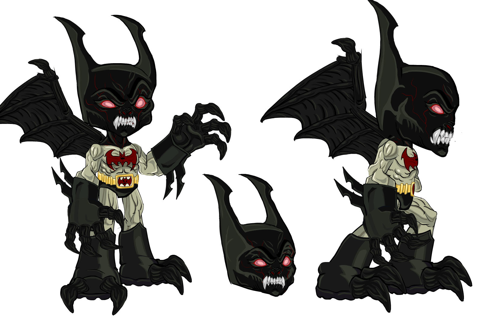 ArtStation - chibi bats(work for animation), Влад Марціх