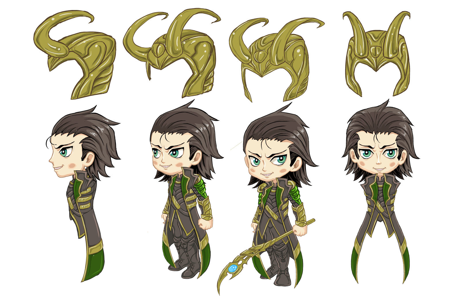 ArtStation - chibi loki(work for animation)