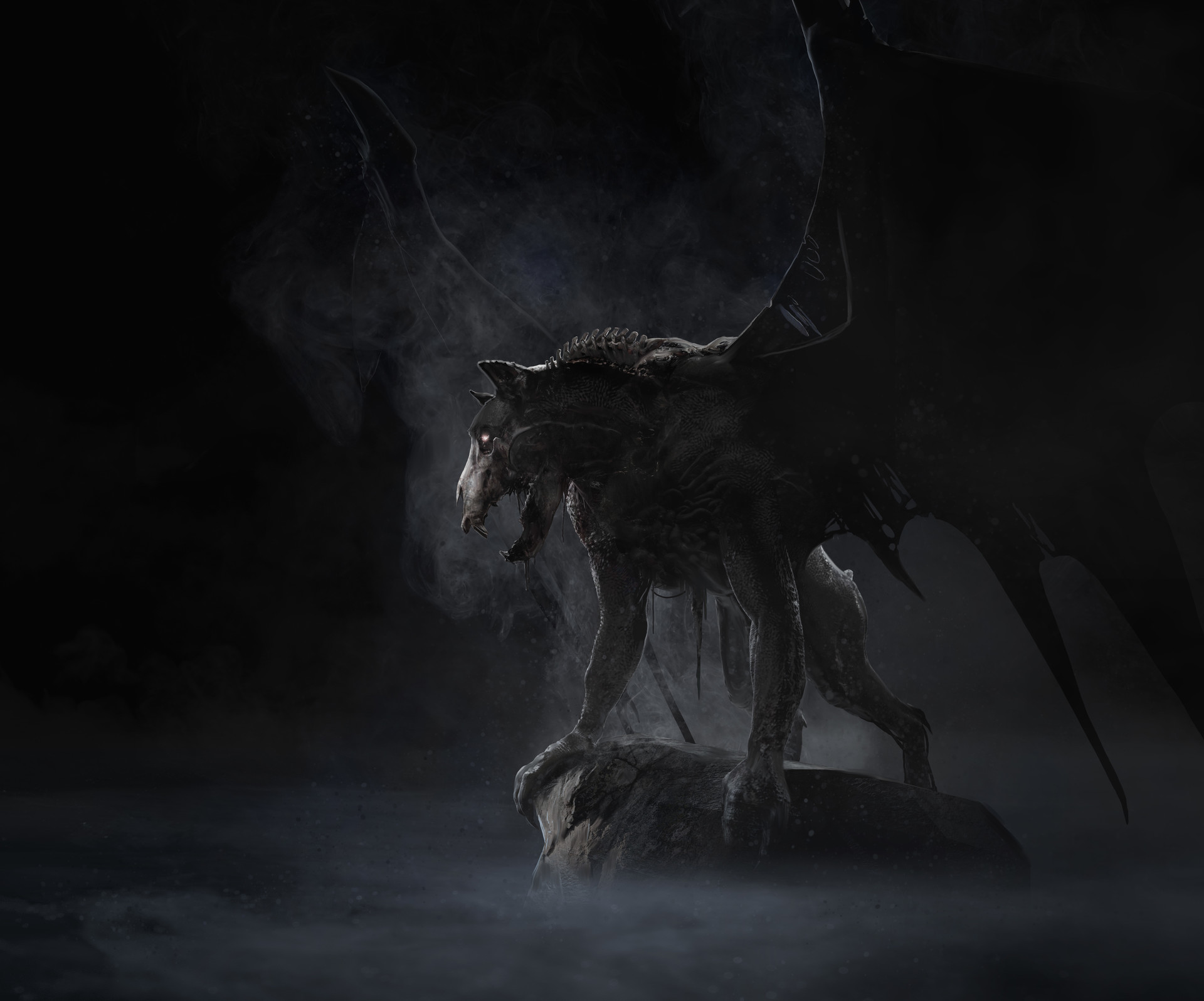ArtStation - H. P. Lovecraft's The Hound