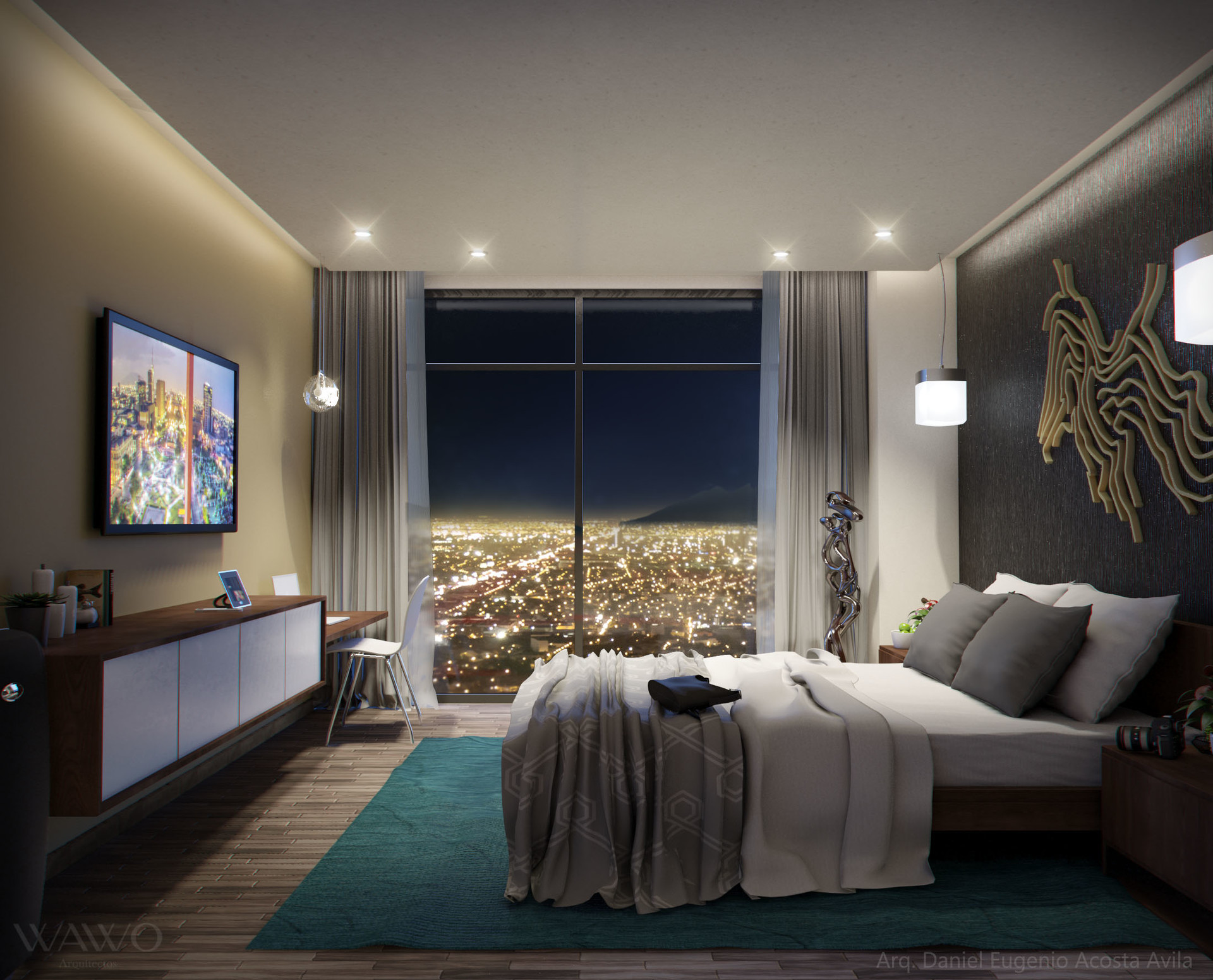 ArtStation - Interior Hotel Render