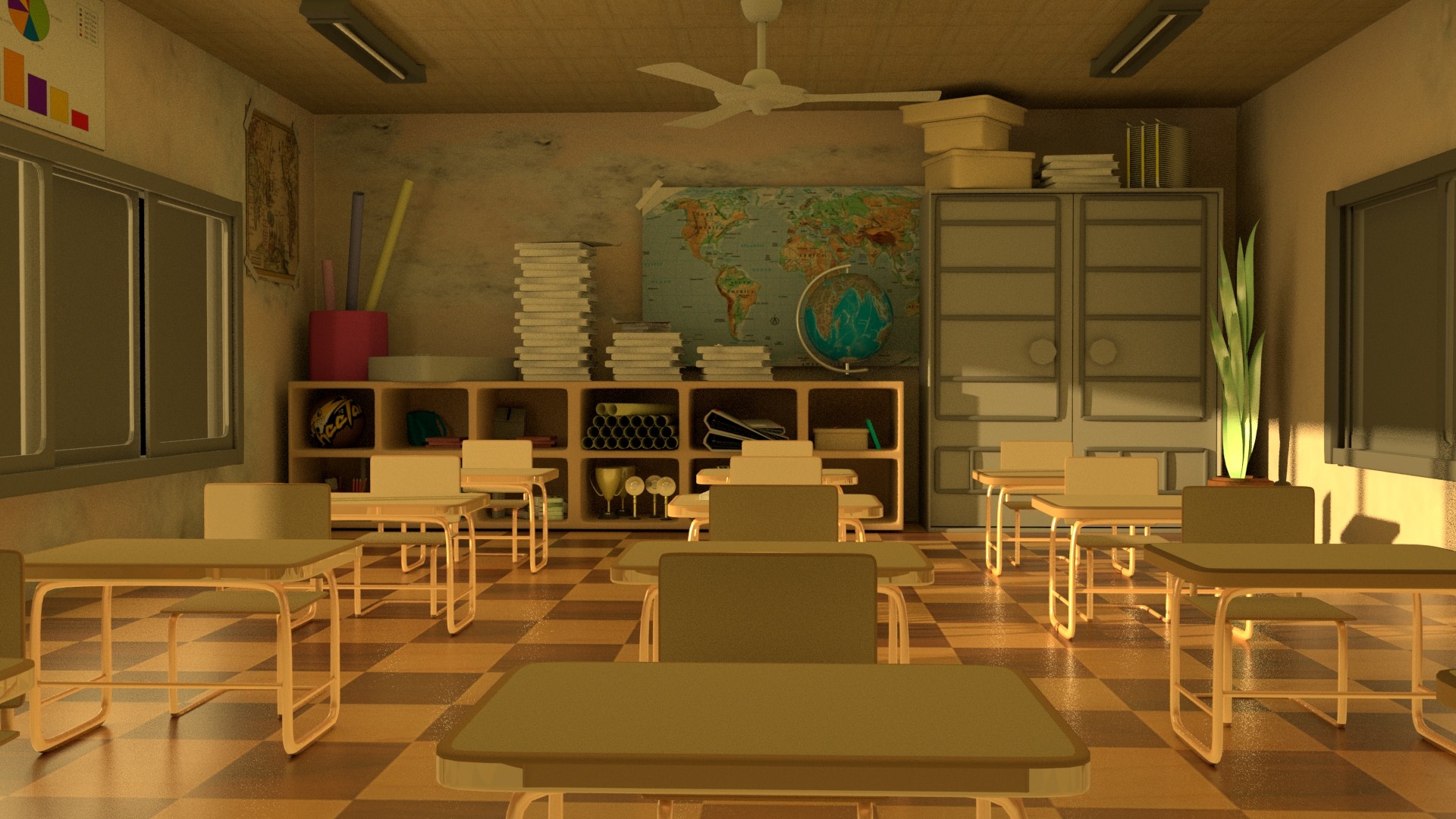 Akhilesh Ubale - 3D classroom model.....!!!!!!
