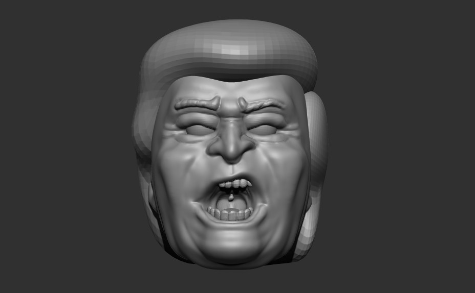 ArtStation - Donald Trump Bobblehead - WIP