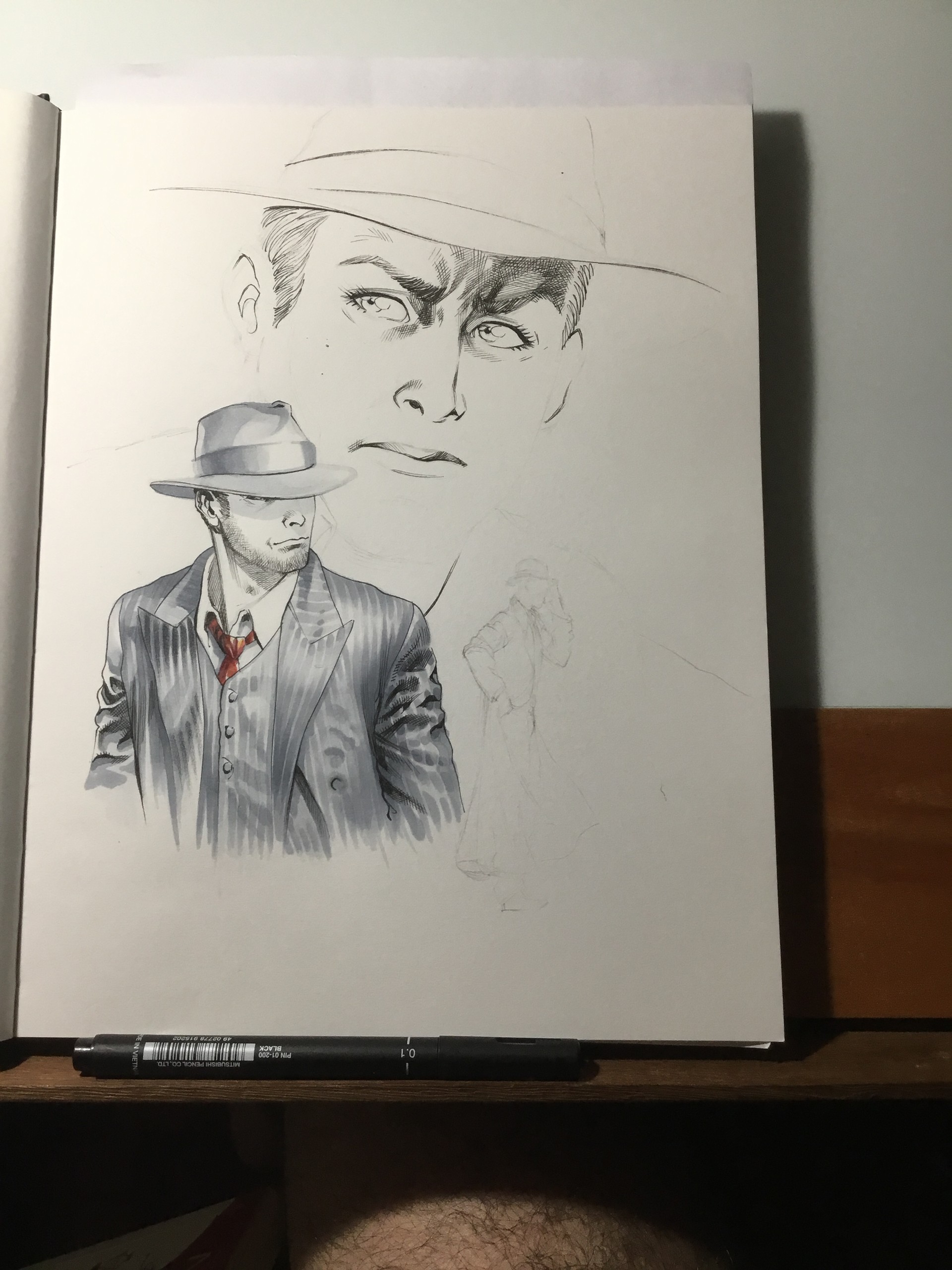 Detective Fix Character Sketch