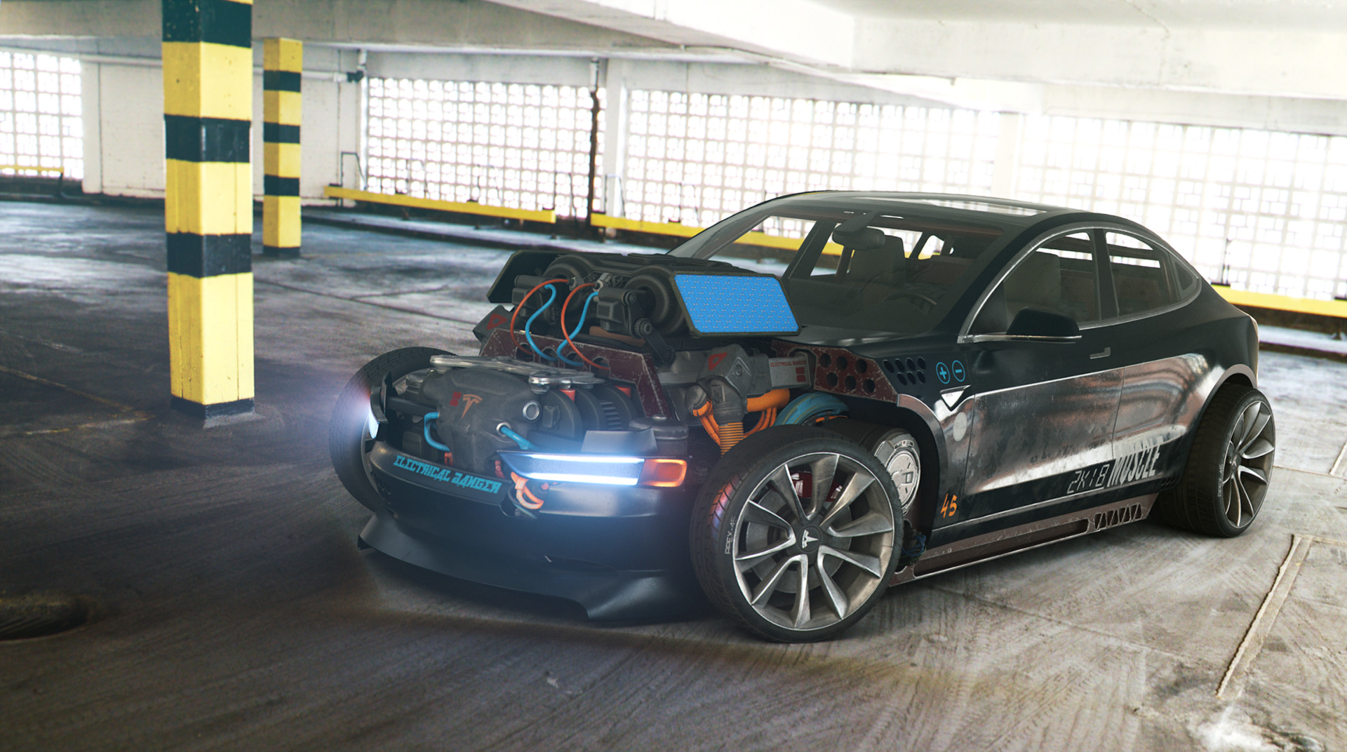 Christophe Desse - 2018 tesla model 3 hot rod