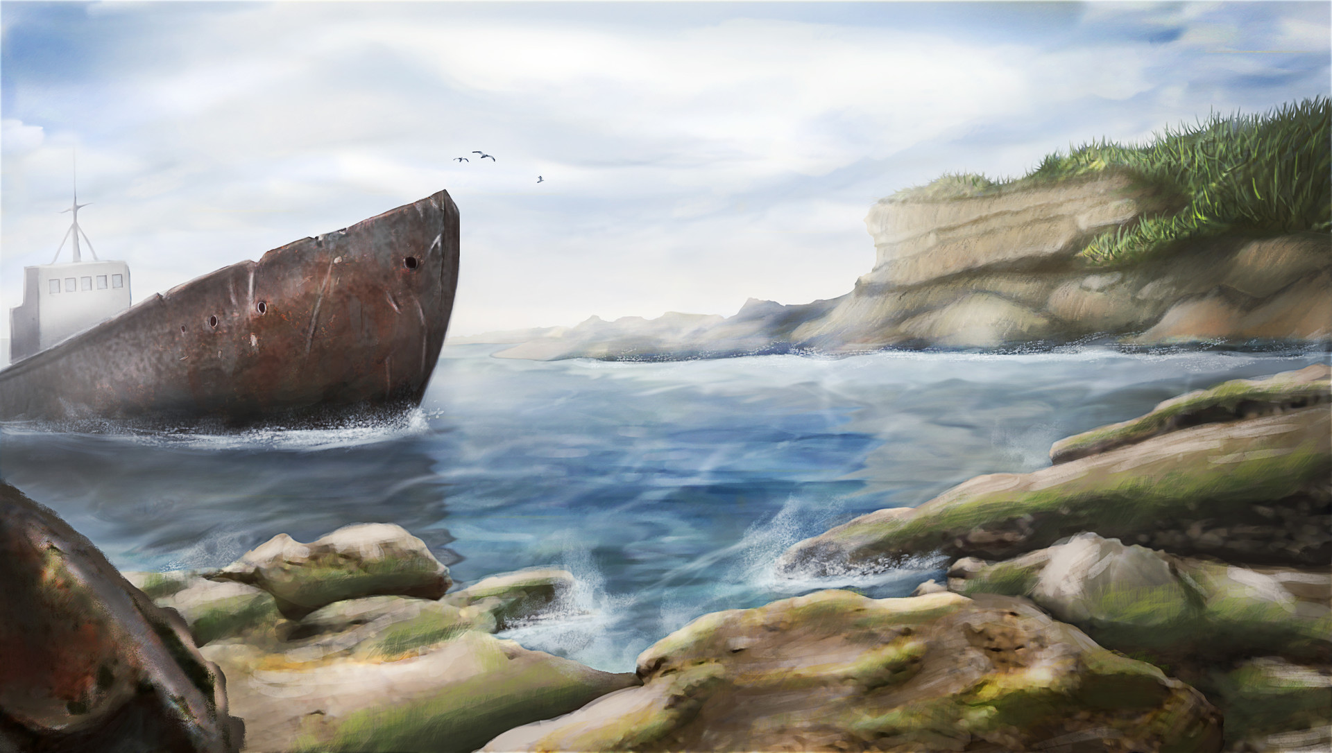 ArtStation - BARCO PERDIDO