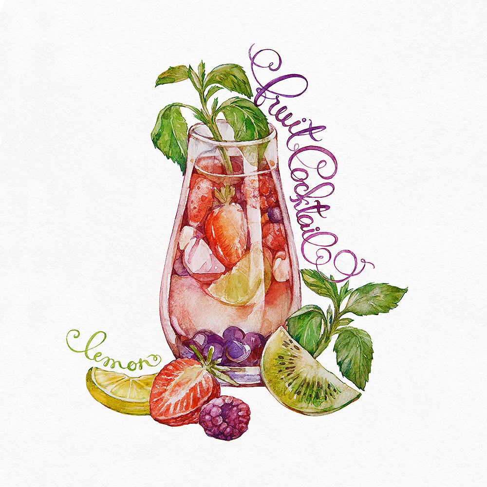 ArtStation - fruit cocktail