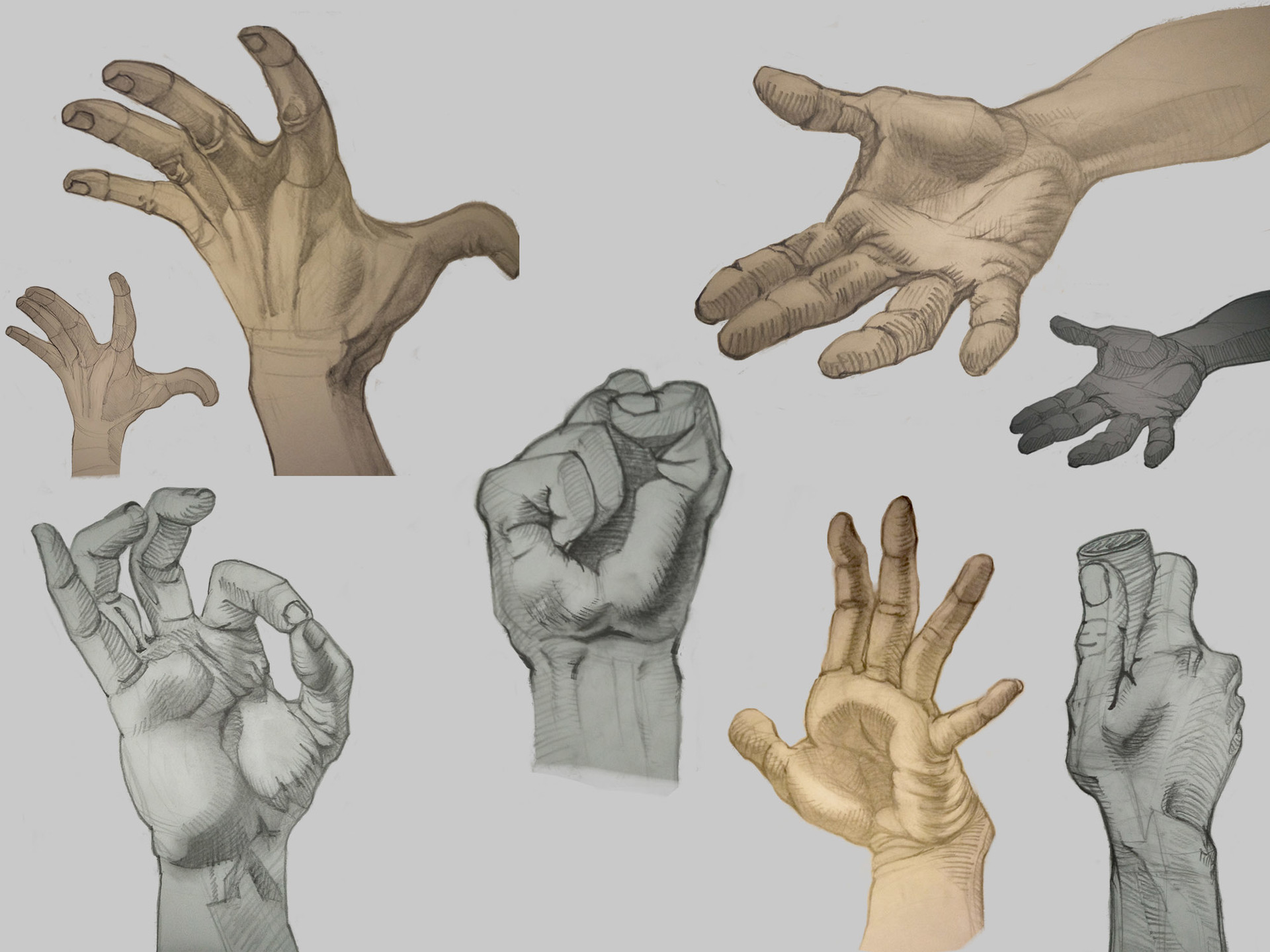 ArtStation - Drawing Hands