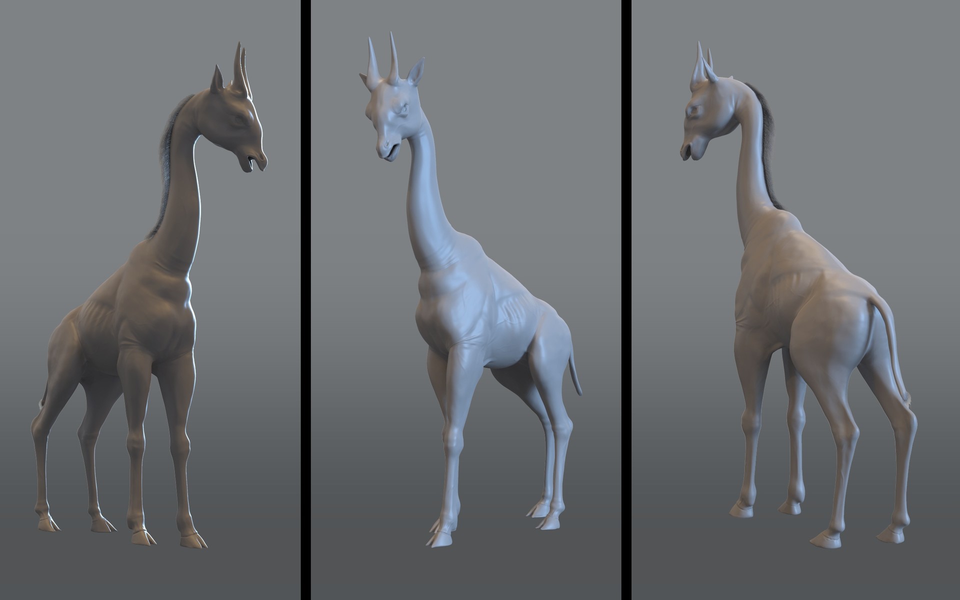 ArtStation - Fantasy giraffe