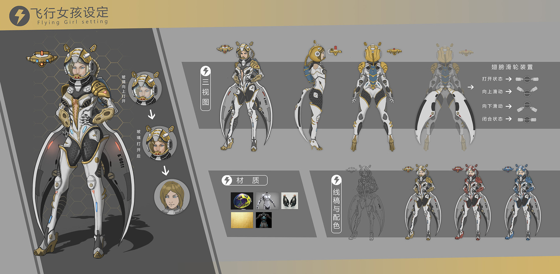 ArtStation - Flying Girl setting