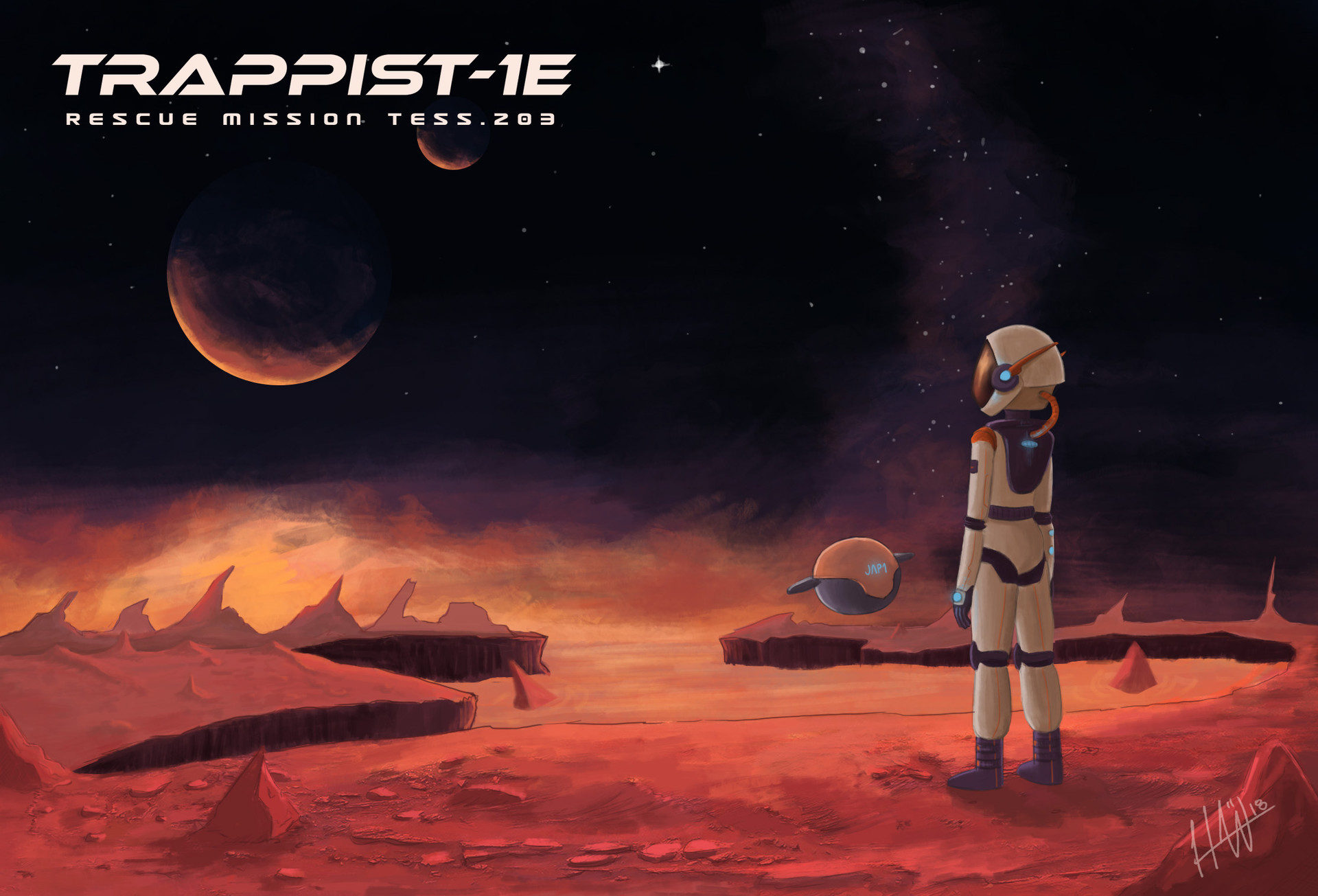 ArtStation - TRAPPIST-1e | new adventure