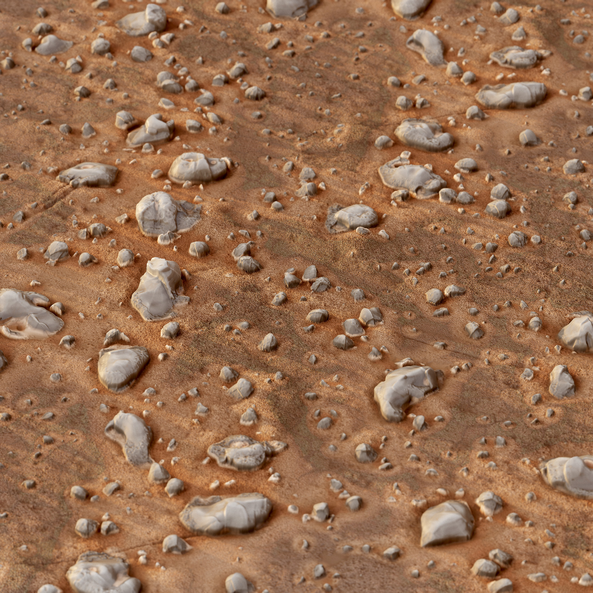 mars surface material