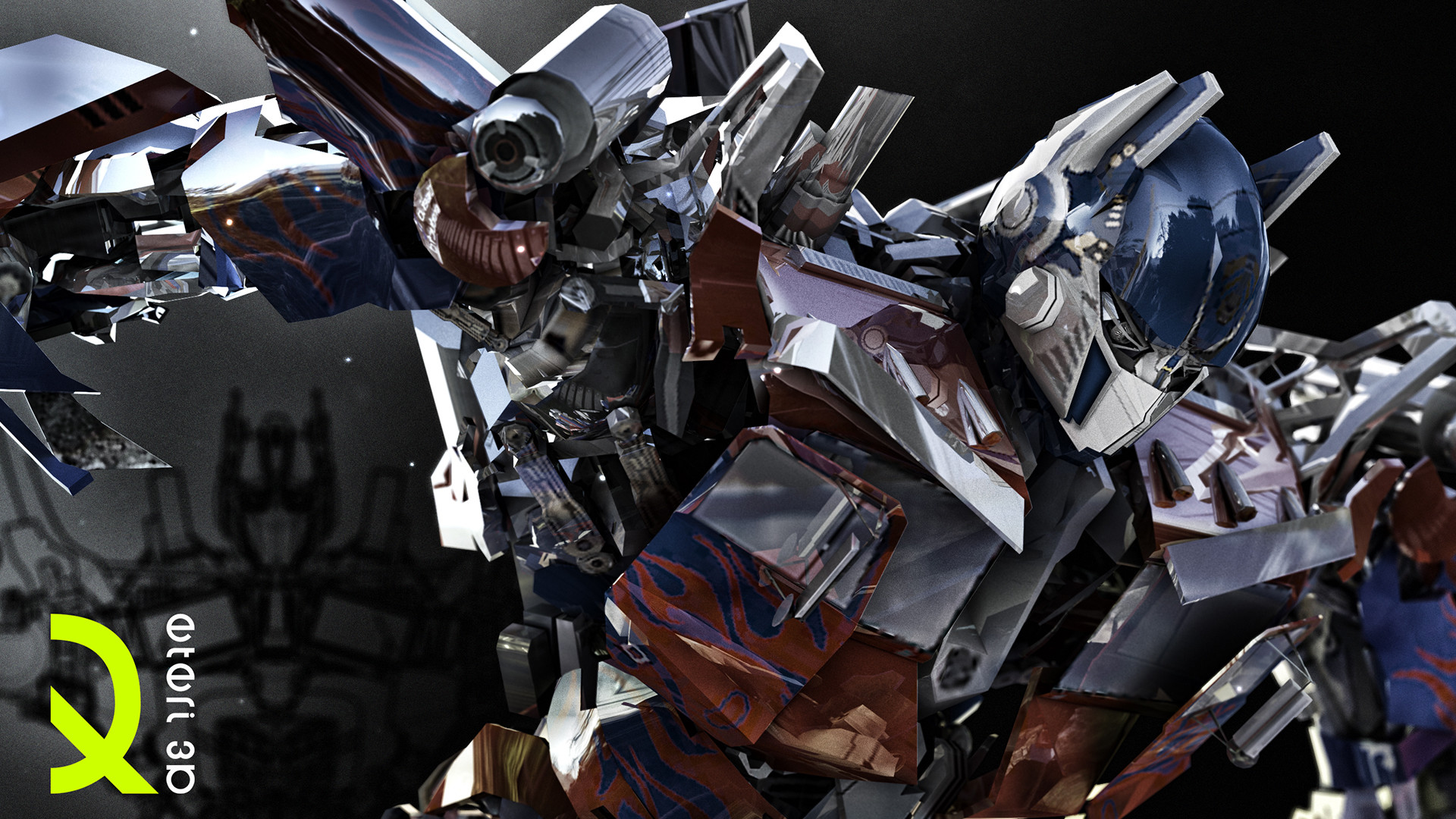 ArtStation - Optimus LOW POLY