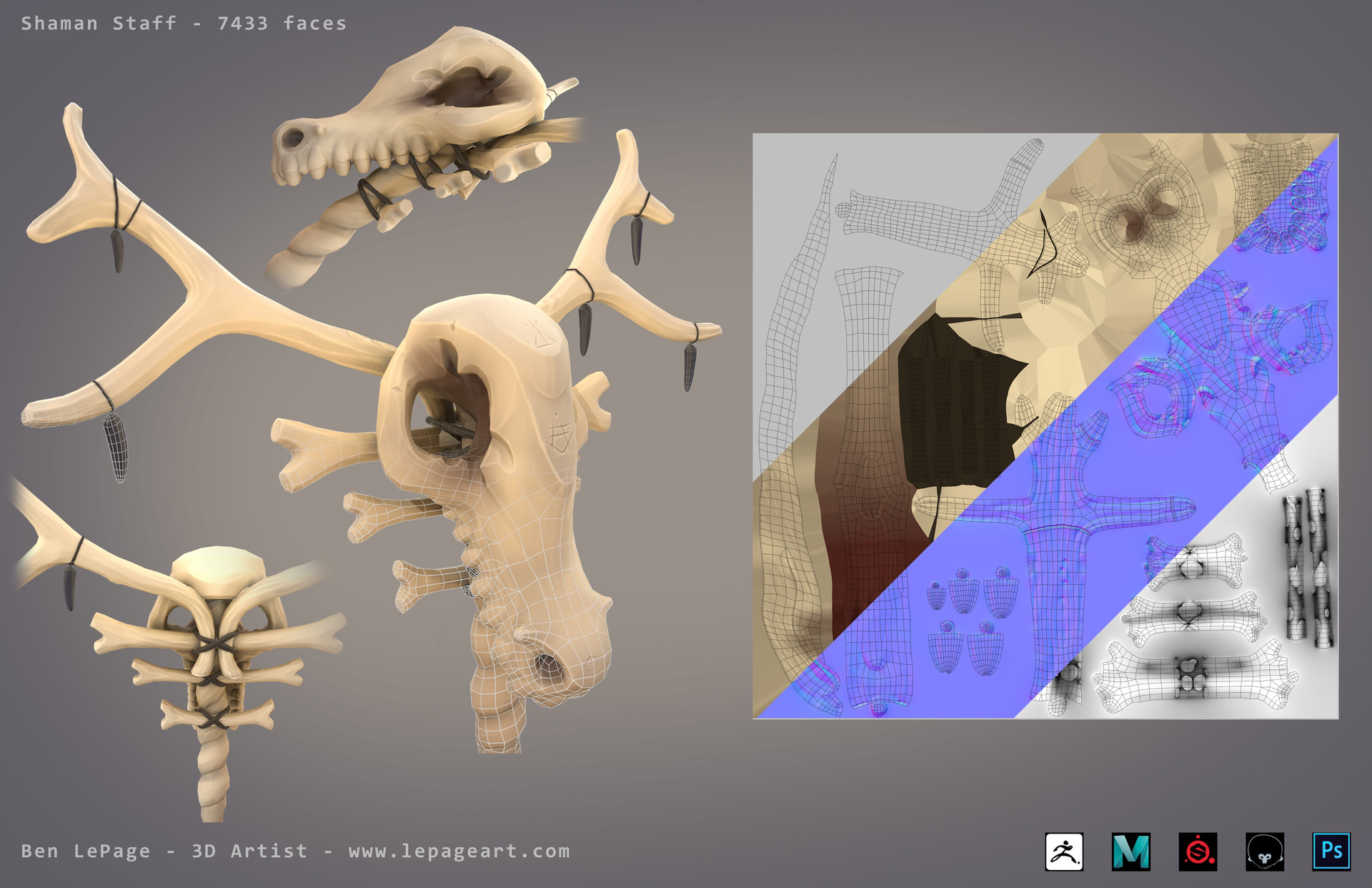ArtStation - Shaman Staff