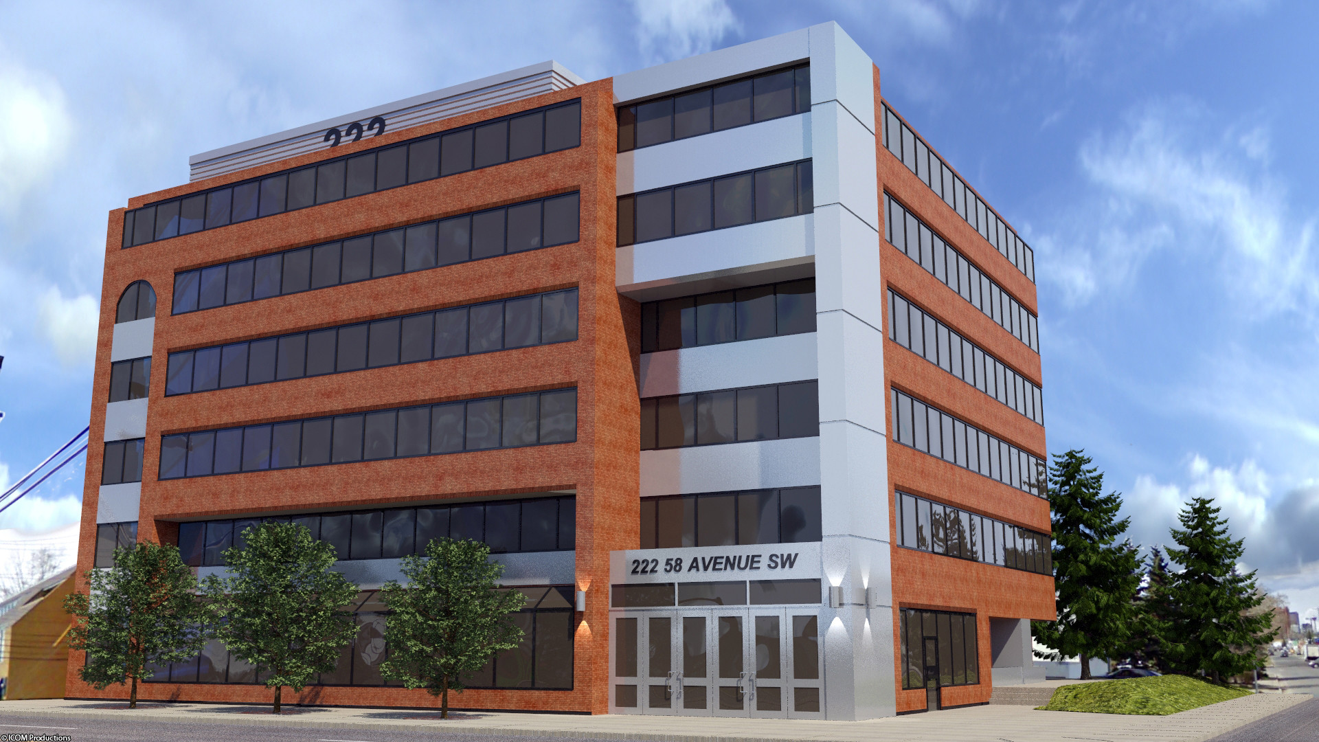 ArtStation - Office Building Visualization