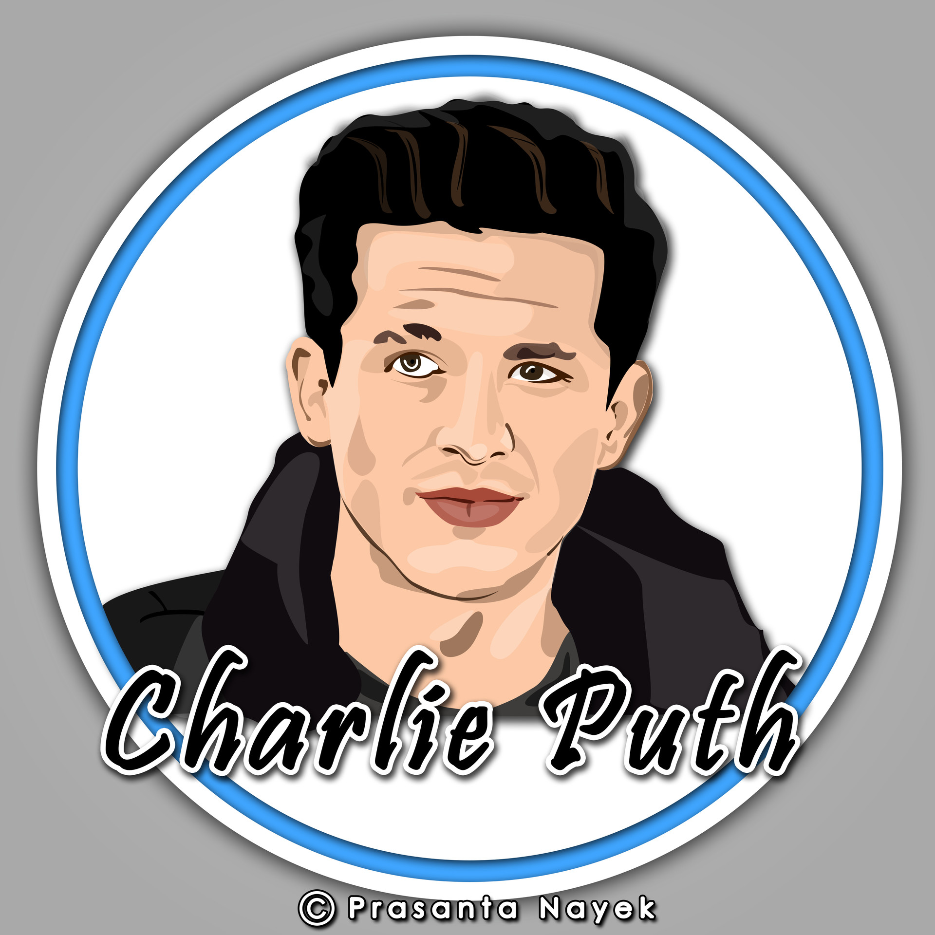 ArtStation - Vector art of Singer Charlie Puth