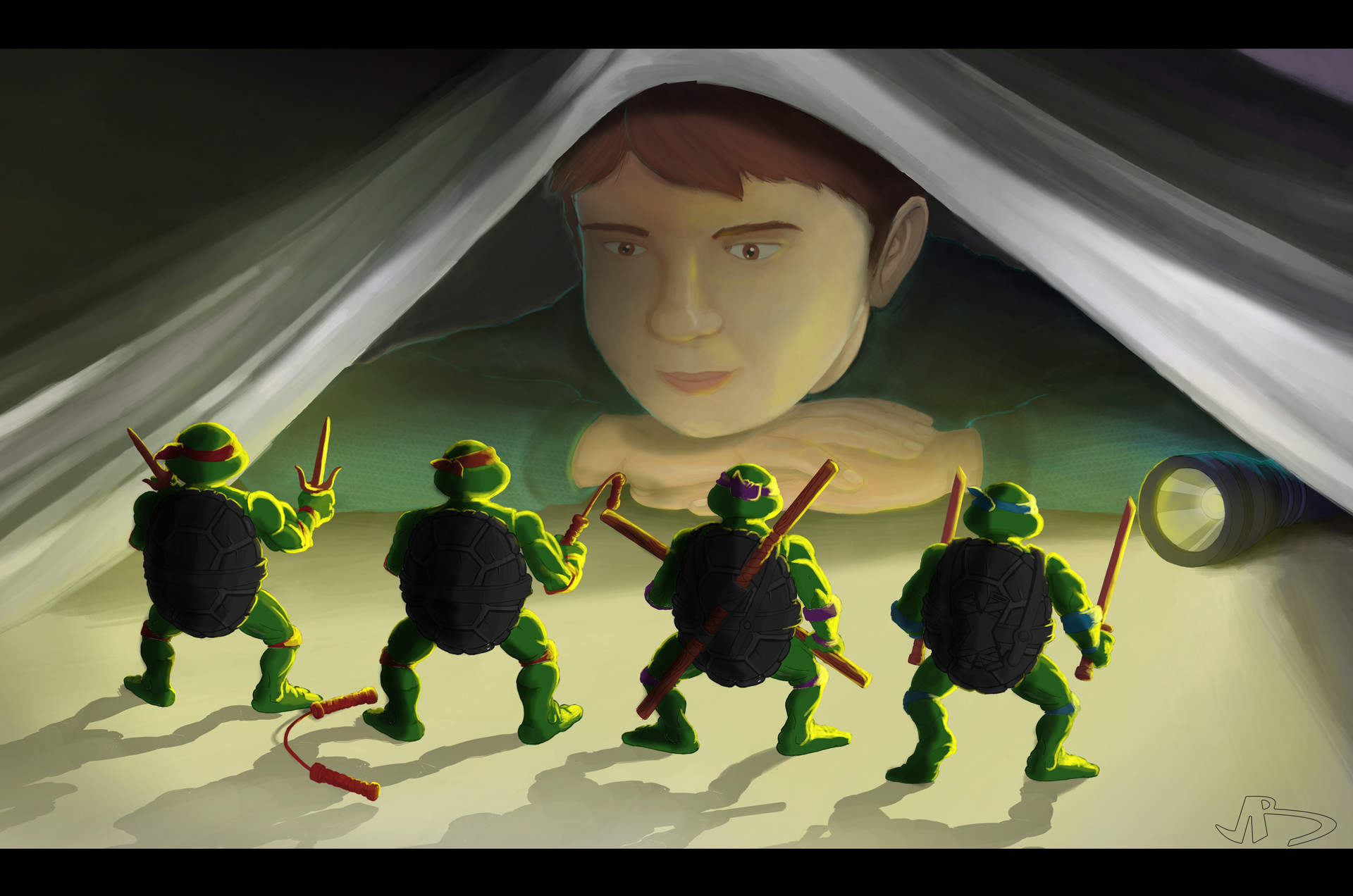 ArtStation - the dream of any child of the 90s TMNT