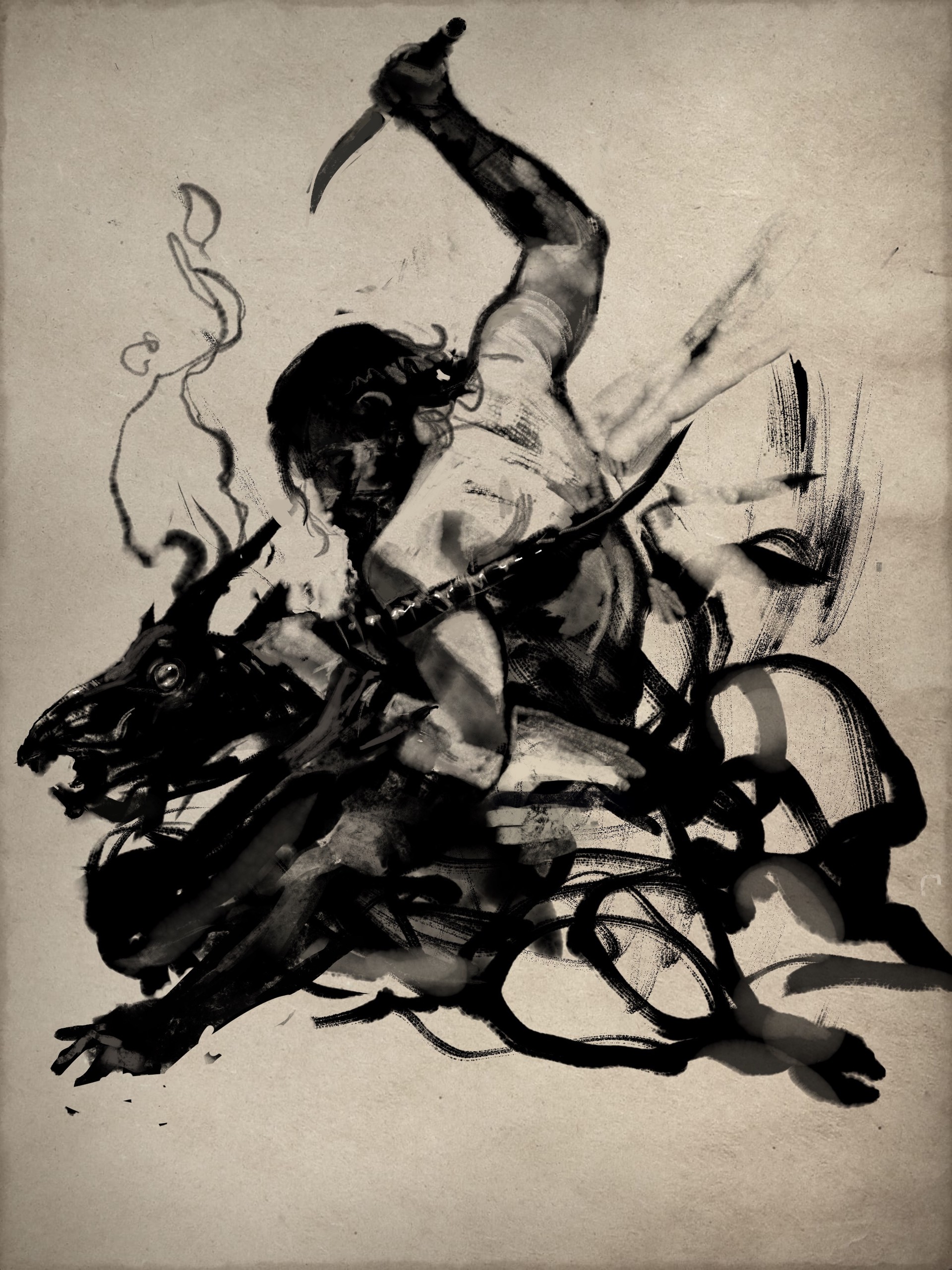 ArtStation - Hunting down the beast