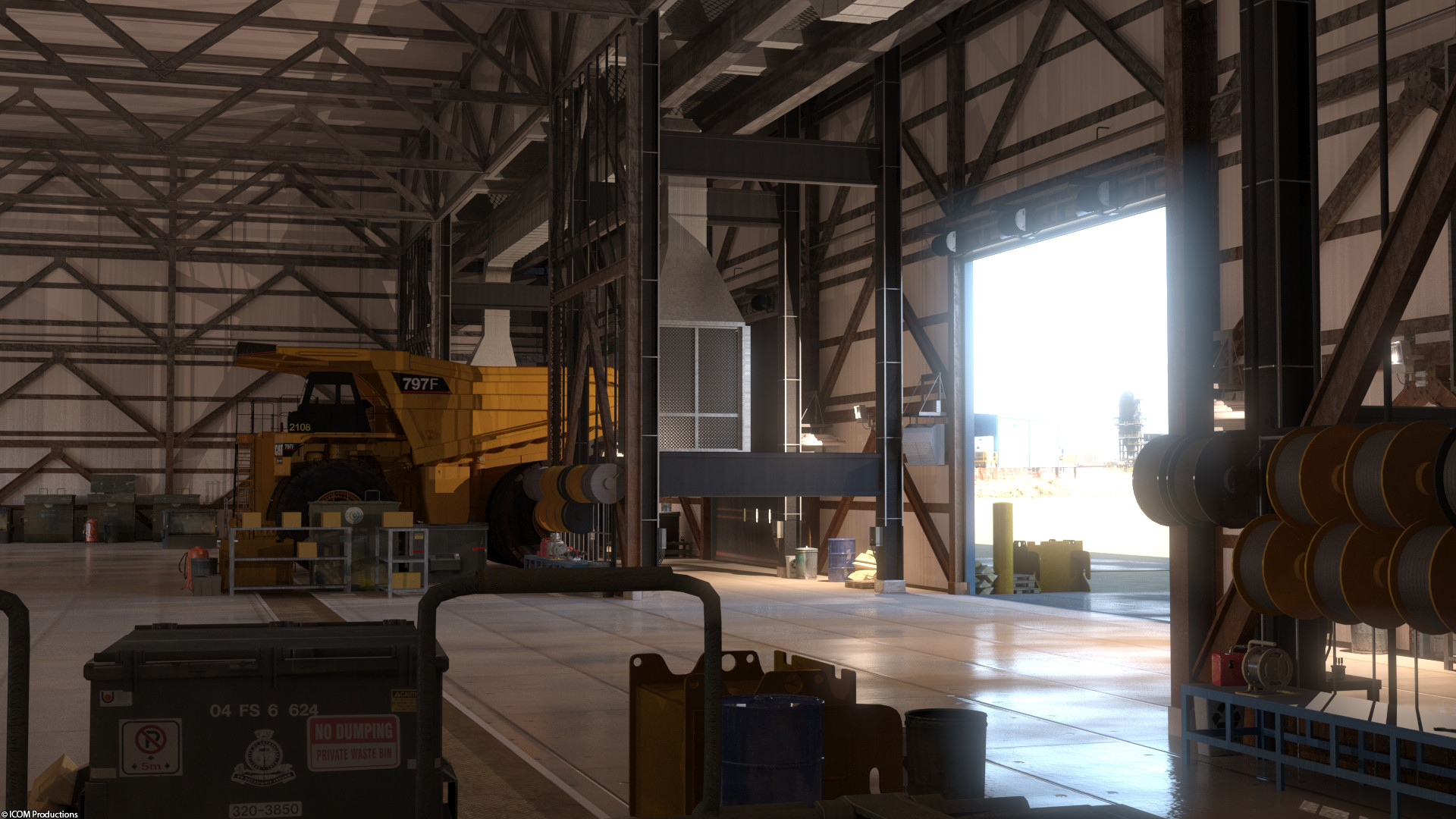 ArtStation - Heavy Equipment Bay