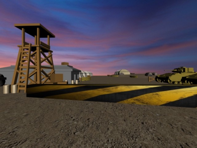 ArtStation - military camp site