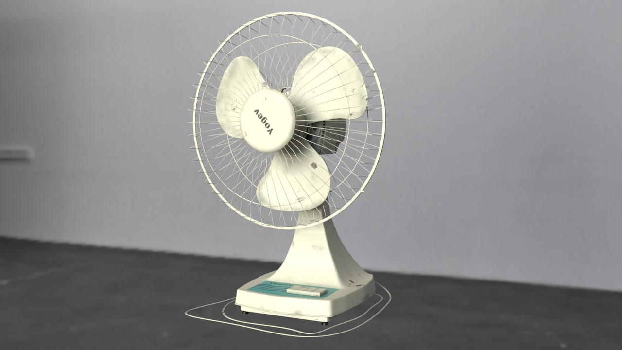 ArtStation - Desk Fan