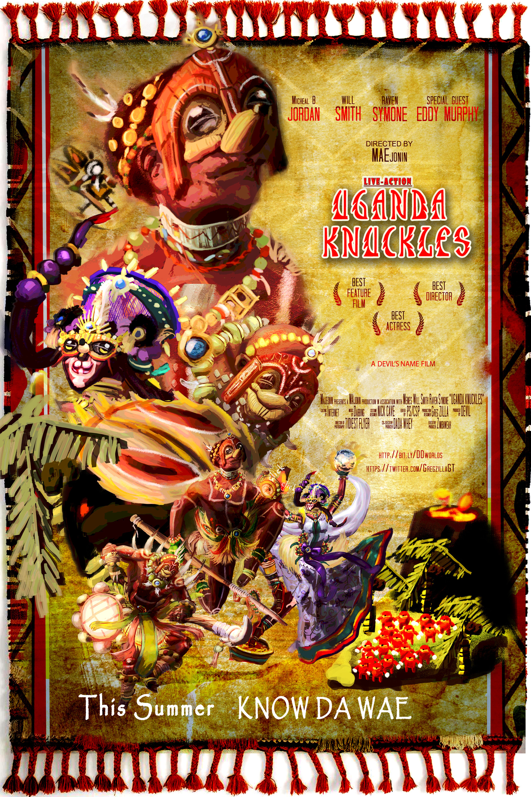 how to draw ugandan knuckles head