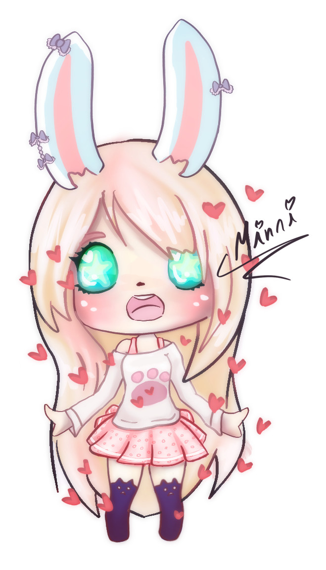 ArtStation - Chibi OC Minx ~ Hello!