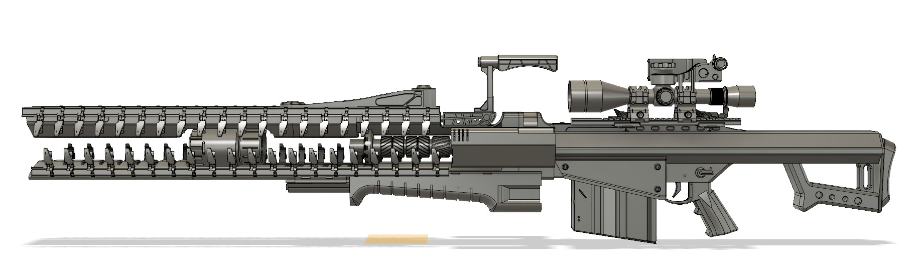 Longque Chen - Electromagnetic Rail Sniper Gun