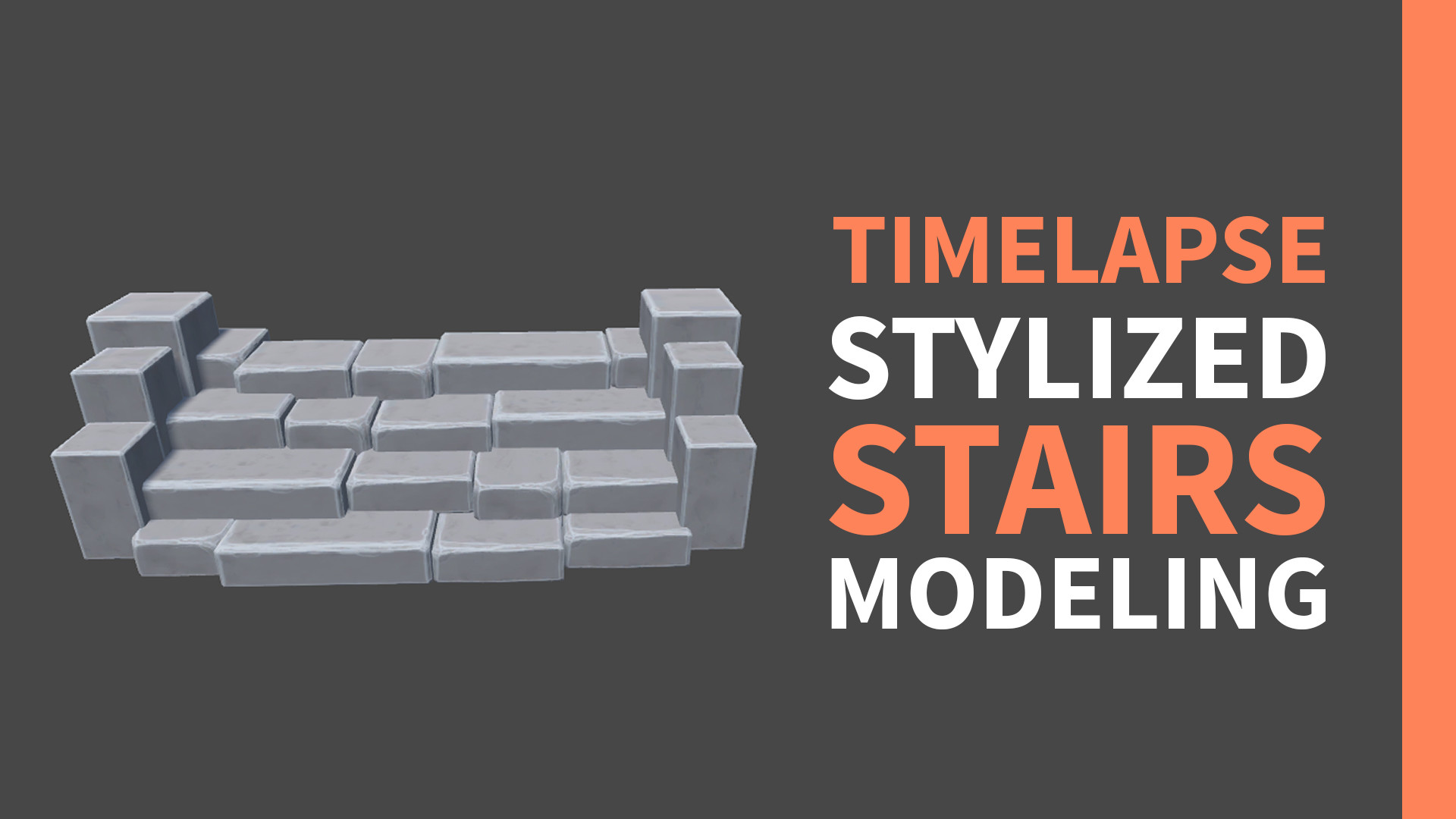 ArtStation - Stylized Stairs Modeling