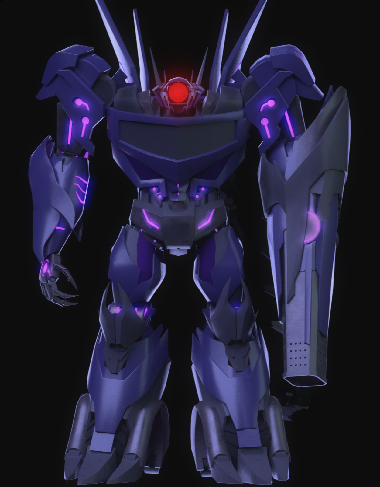 GLARSON TRAWERT - "Transformers: prime" - Shockwave 3D model [Blender]
