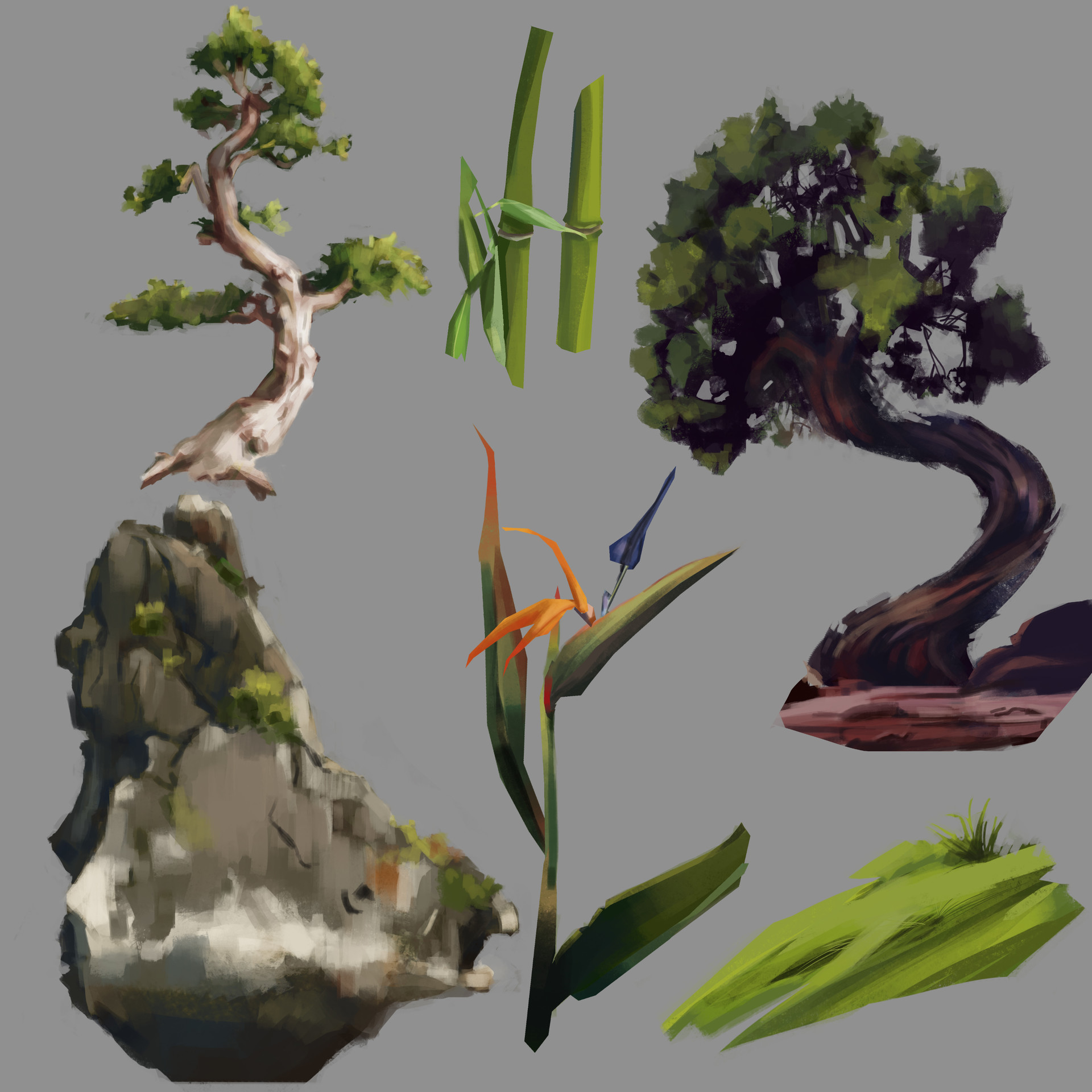 ArtStation - Natural materials